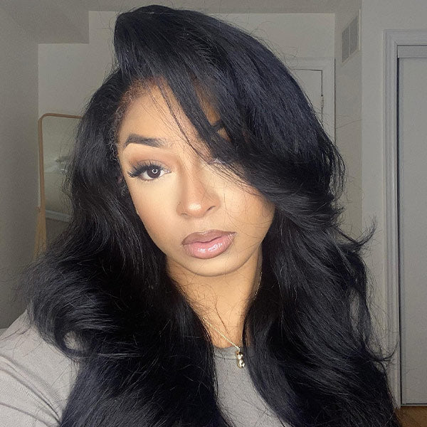 4C Edges Body Wave 13X4 Lace Wig Glueless Wigs For Women Mslynn Hair