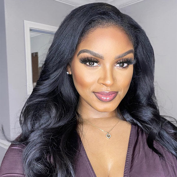 4C Edges Body Wave 13X4 Lace Wig Glueless Wigs For Women Mslynn Hair